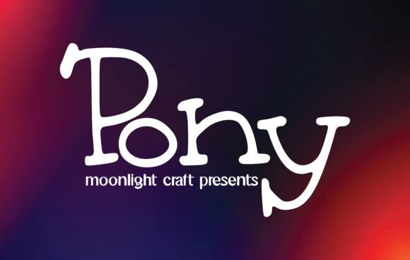 Pony Font Fonts Free Downloads