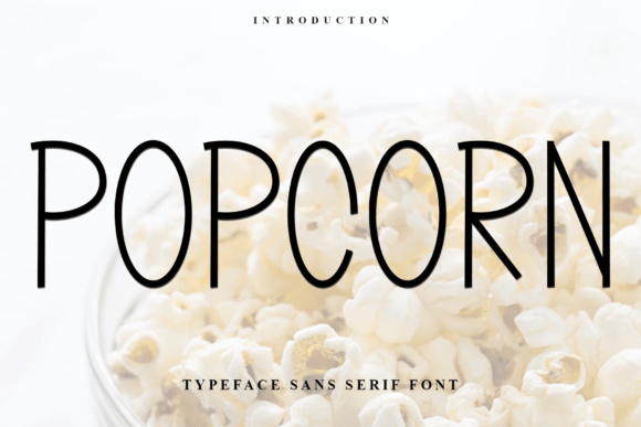 Popcorn Font Fonts Free Downloads