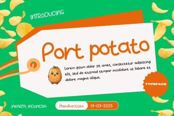 Port Potato Font Fonts Free Downloads