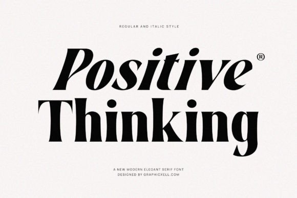 Positive Thinking Font Fonts Free Downloads