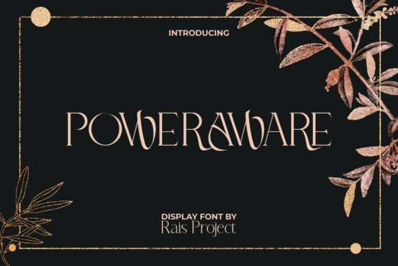 Power Aware Font Fonts Free Downloads