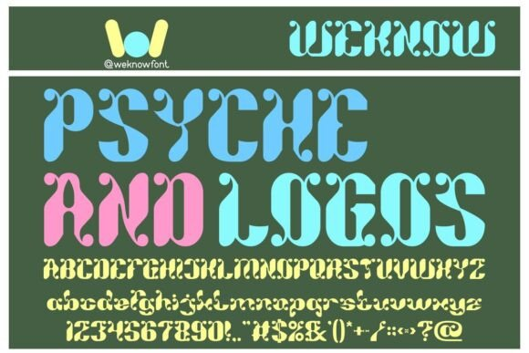 Psyche and Logos Font Fonts Free Downloads