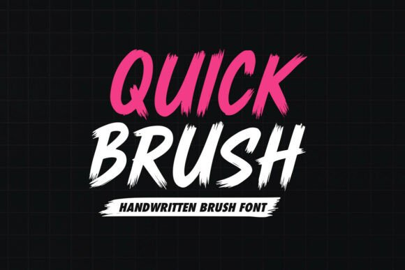 Quick Brush Font Fonts Free Downloads