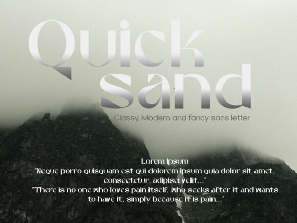 Quick Sand Font Font Fonts Free Downloads