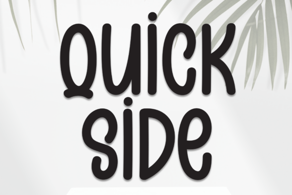Quick Side Font Fonts Free Downloads