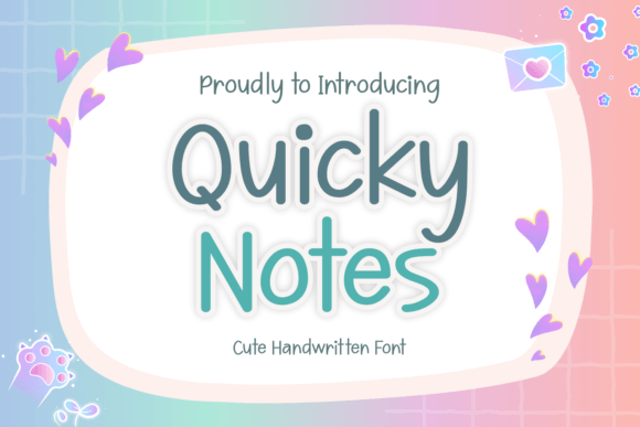 Quicky Notes Font Fonts Free Downloads