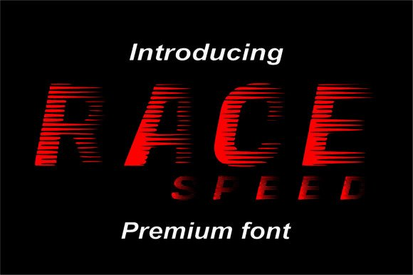 Race Speed Font Fonts Free Downloads