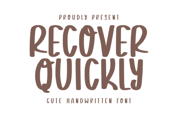 Recover Quickly Font Fonts Free Downloads
