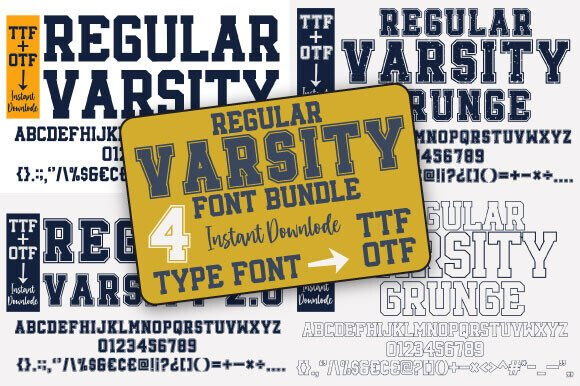 Regular Varsity Font Fonts Free Downloads