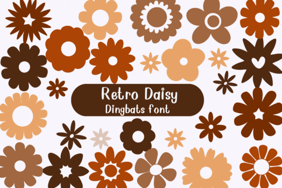 Retro Daisy Font Fonts Free Downloads