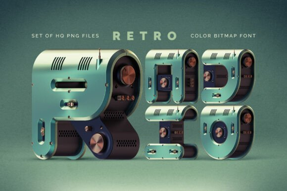 Retro Radio Font Fonts Free Downloads