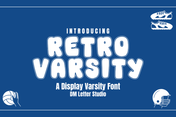 Retro Varsity Font Fonts Free Downloads