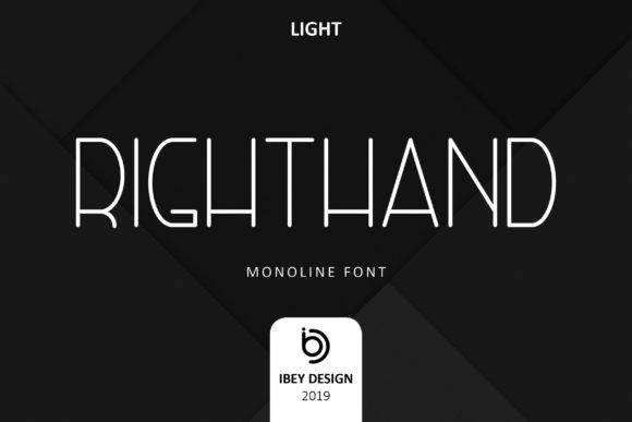 Right Hand Light Font Fonts Free Downloads