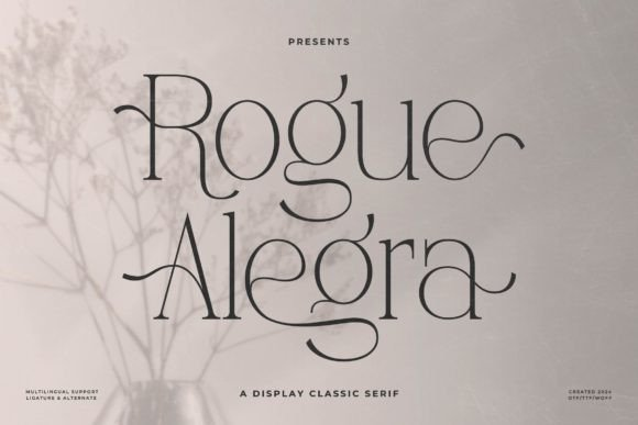Rogue Alegra Font Fonts Free Downloads