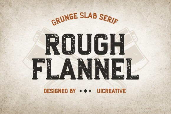 Rough Flannel Font Fonts Free Downloads