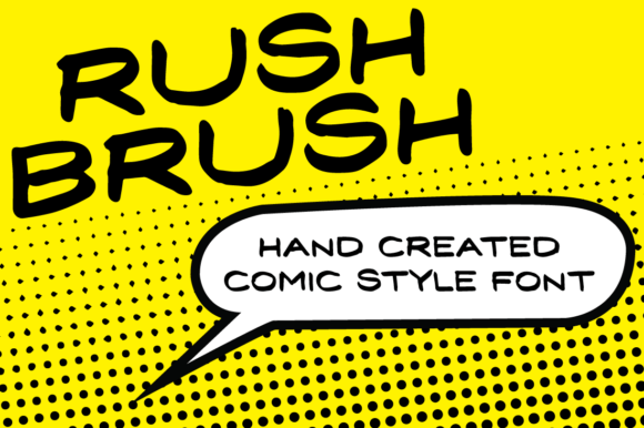 Rush Brush Font Fonts Free Downloads