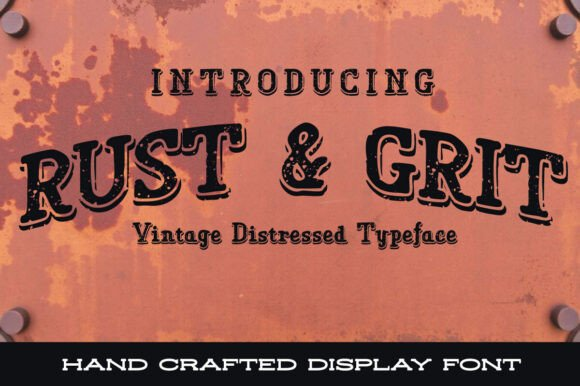 Rust & Grit Font Fonts Free Downloads