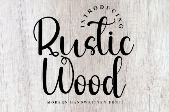 Rustic Wood Font Fonts Free Downloads