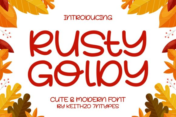 Rusty Goldy Font Fonts Free Downloads