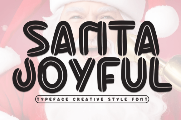Santa Joyful Font Fonts Free Downloads