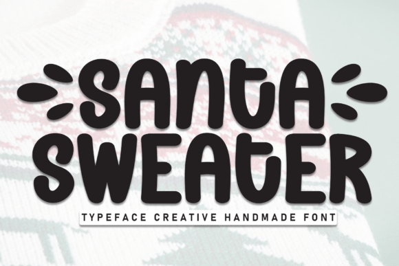 Santa Sweater Font Fonts Free Downloads