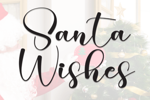 Santa Wishes Font Fonts Free Downloads