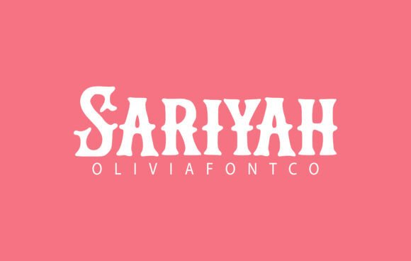 Sariyah Font Fonts Free Downloads
