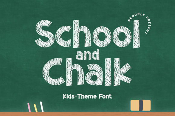 School and Chalk Font Fonts Free Downloads