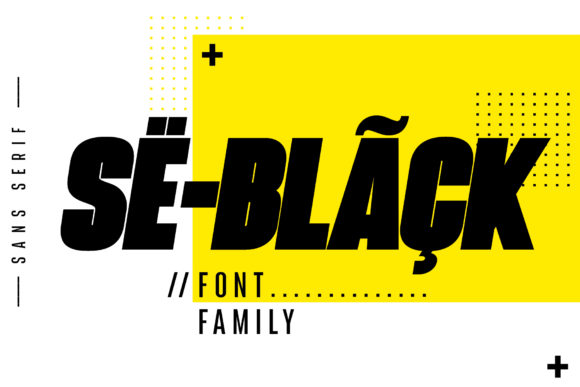 SeBlack Font Fonts Free Downloads