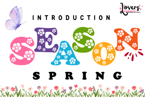 Season Spring Font Fonts Free Downloads