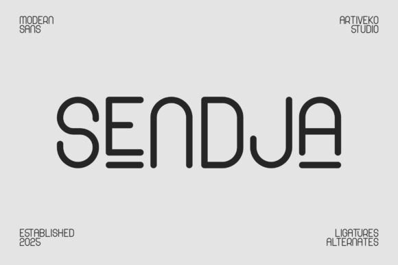 Sendja Font Fonts Free Downloads