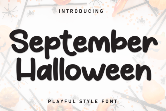 September Halloween Font Fonts Free Downloads