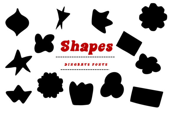 Shapes Font Fonts Free Downloads