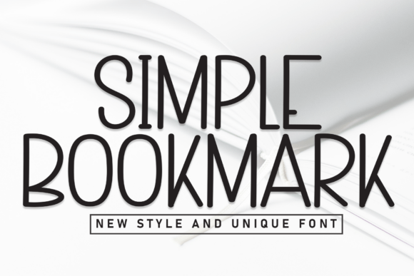 Simple Bookmark Font Fonts Free Downloads