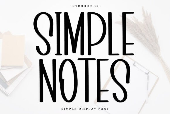 Simple Notes Font Fonts Free Downloads