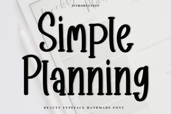 Simple Planning Font Fonts Free Downloads