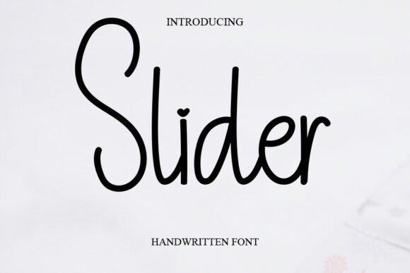Slider Font Fonts Free Downloads