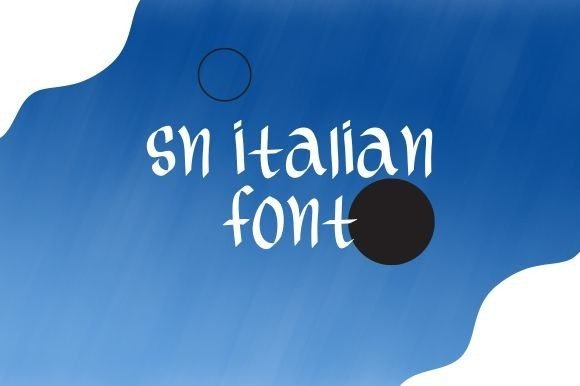 Sn Italian Font Fonts Free Downloads