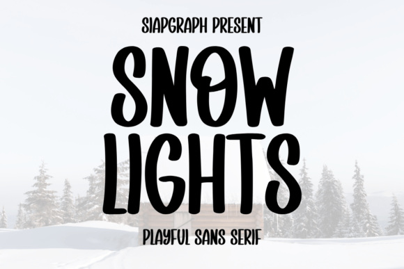 Snow Lights Font Fonts Free Downloads