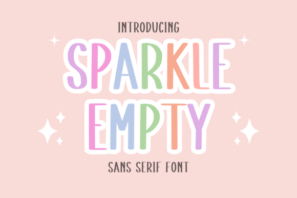 Sparkle Empty Font Fonts Free Downloads