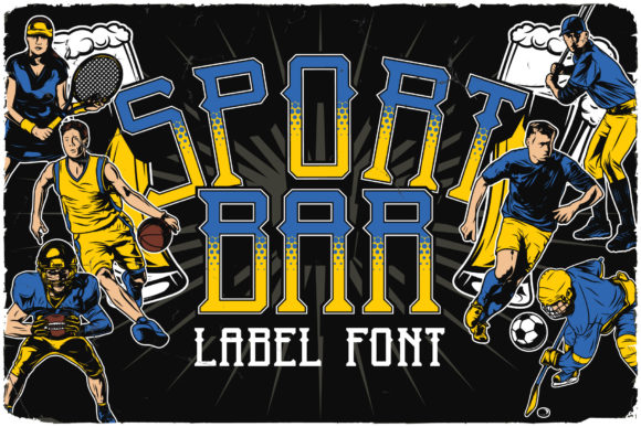 Sport Bar Font Fonts Free Downloads
