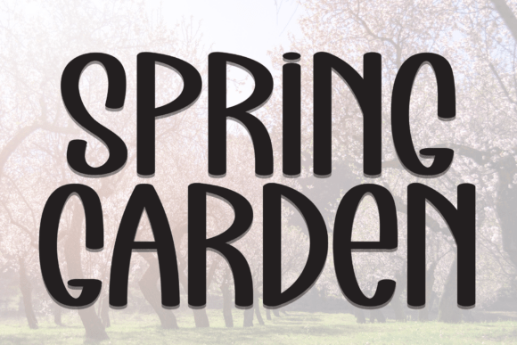 Spring Garden Font Fonts Free Downloads
