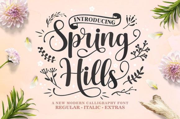 Spring Hills Font Fonts Free Downloads