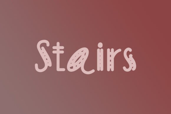 Stairs Font Fonts Free Downloads