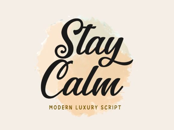 Stay Calm Font Fonts Free Downloads