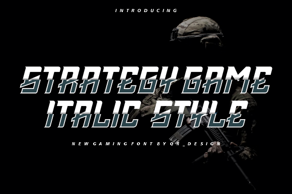 Strategy Game Font Fonts Free Downloads