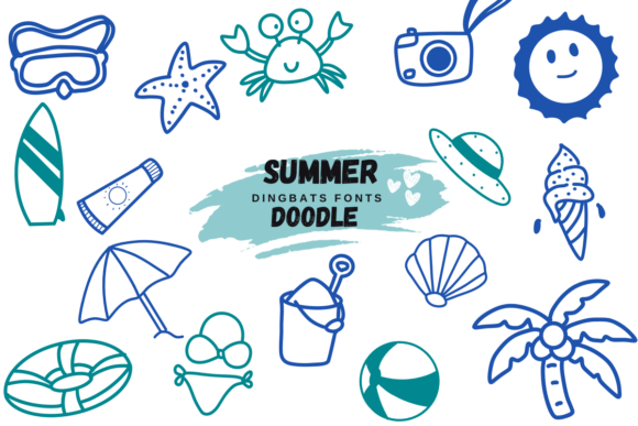Summer Doodle Font Fonts Free Downloads