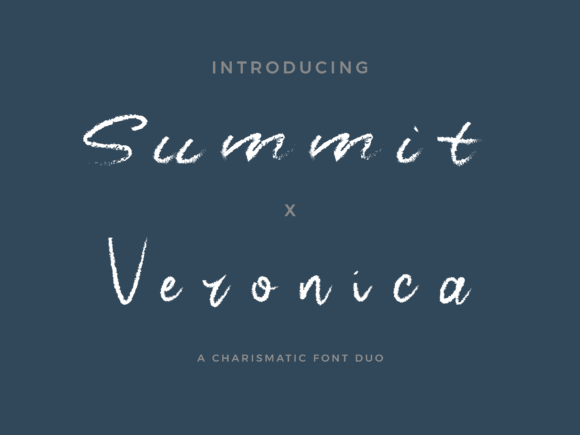 Summit X Veronica Duo Font Fonts Free Downloads