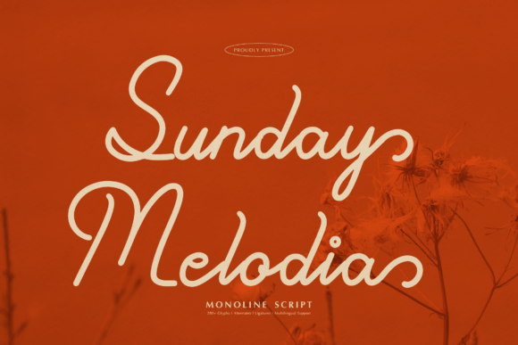 Sunday Melodia Font Fonts Free Downloads