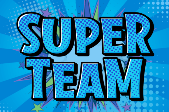 Super Team Font Fonts Free Downloads